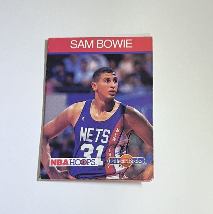 Sam Bowie 1990 NBA Hoops Collect-A-Book. #1. New Jersey Nets. | eBay