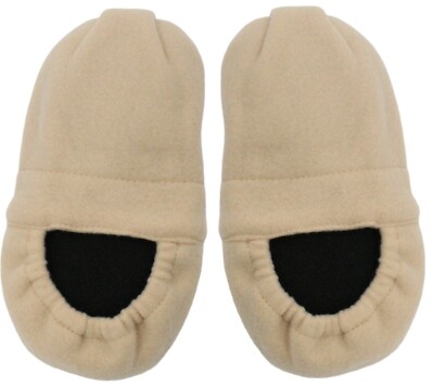 Unisex Microwave Heated Slippers in Beige Shoe Size 4-6 Feet Warmers ...
