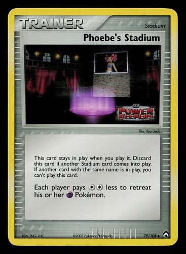 Pokemon Card - Phoebe's Stadium Power Keepers 79/108 Reverse Holo ...