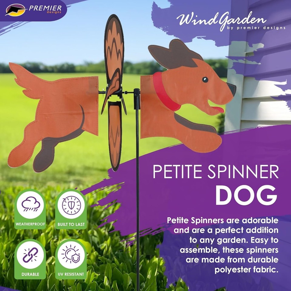 DOG Petite Garden Wind Spinner by Premier Kites & Designs | eBay