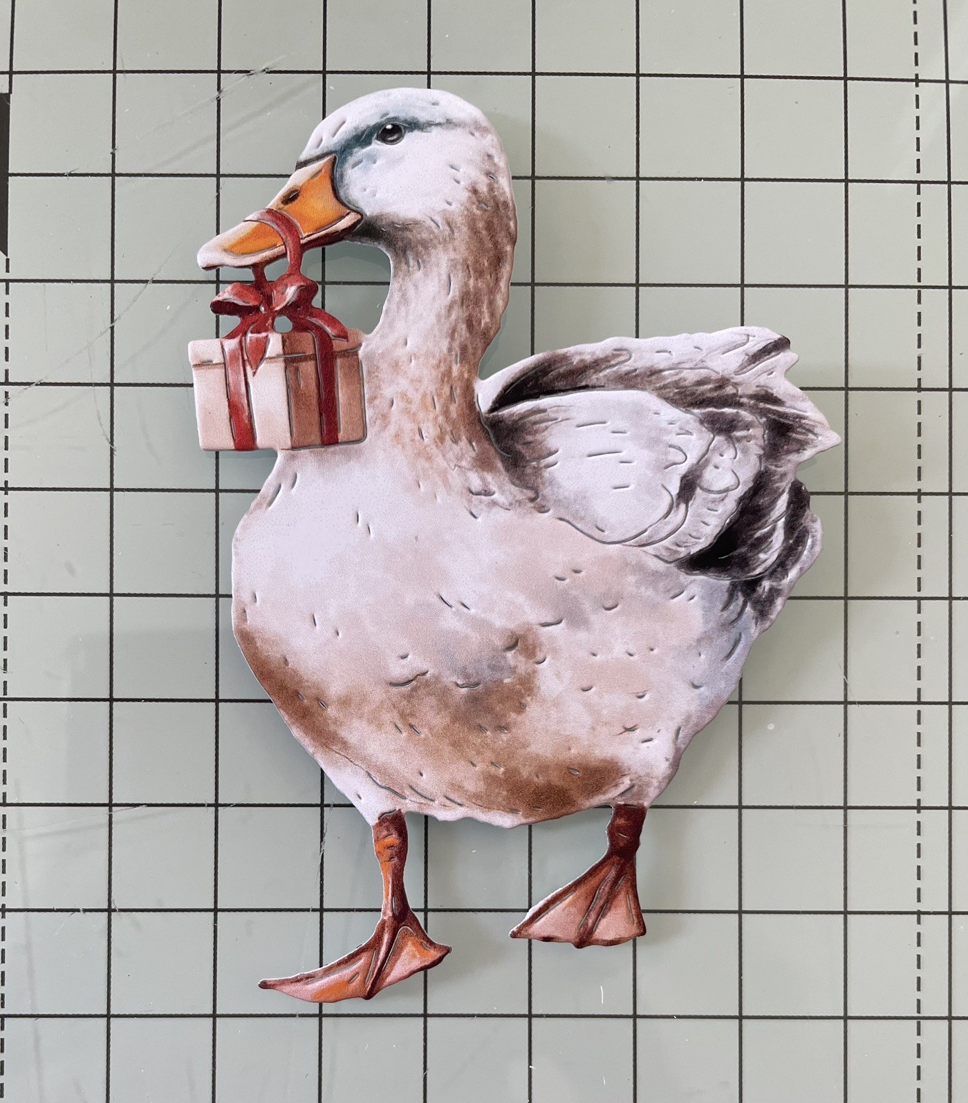 Highlight Crafts Two Red Robins -Merry Christmas - Quackers Die Cuts ...