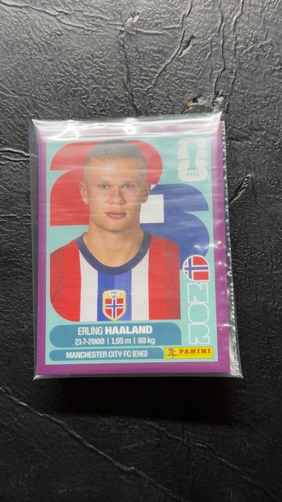 Erling Haaland 2026 Panini World Cup Stickers #NOR15 Purple (1:204 ...