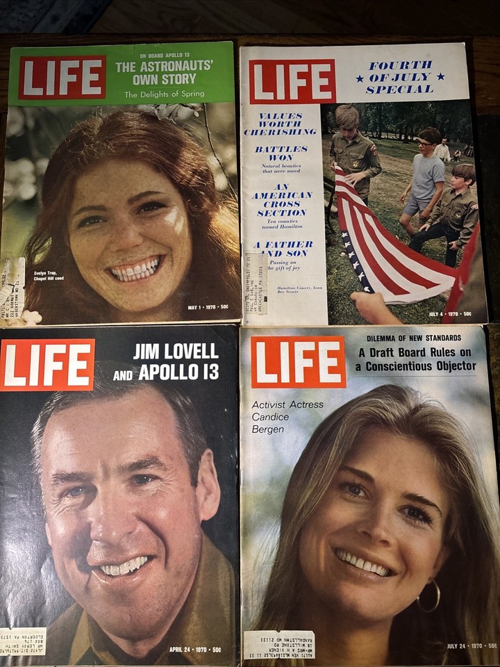 18 Issue Lot LIFE MAGAZINE All From 1970 Robert Redford Johnny Carson ...
