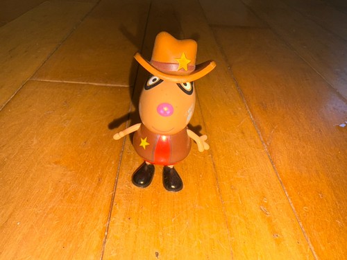 Peppa Pig Friend Pedro Pony Sheriff Figure Jazwares Toy | eBay