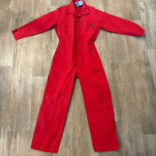 NWT Workrite FR Coveralls Suit Mens Medium Regular Red Flame Fire ...