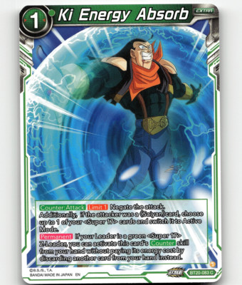 DBS CCG Ki Energy Absorb Power Absorbed Common | eBay