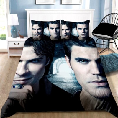 The Vampire Diaries Quilt/Doona/Duvet Cover Pillowcase Bedding Set ...