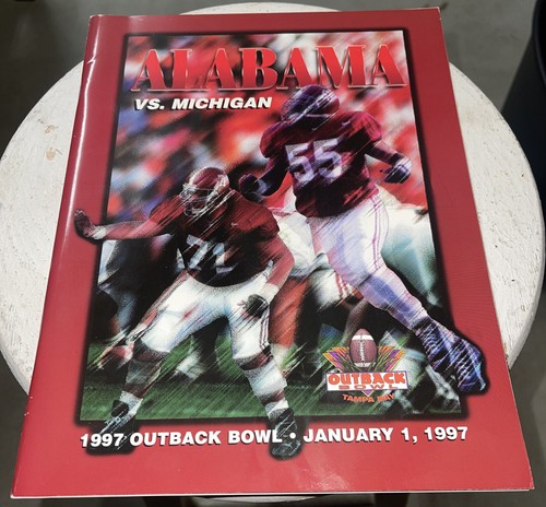 Alabama Football vs Michigan 1997 Outback Bowl. Rare. | eBay