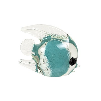Goss Glass Angel Fish Small Green, Great Gift & Home Decor | eBay Australia