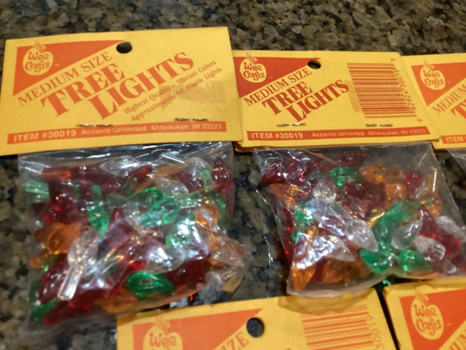 Vintage Ceramic Christmas Tree Lights Wee Crafts Medium Size ...