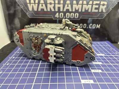 Warhammer 40K Pro Painted x1 Land Raider Grey Knights Large APC Tank ...