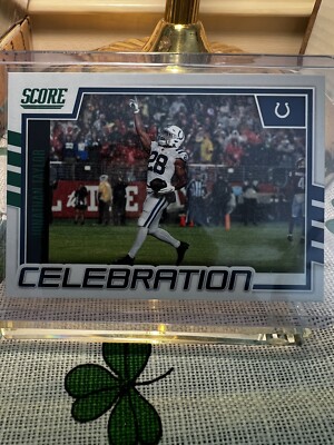 2022 Score Celebration Insert #C-JT JONATHAN TAYLOR Colts Green Foil | eBay