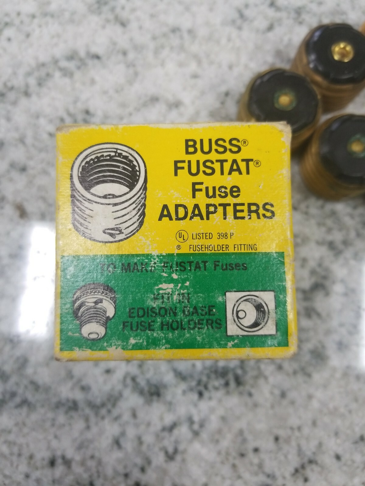 Buss FUSTAT fuse ADAPTERS SA-15, 15AMP , EDISON BASE FUSE HOLDERS ...