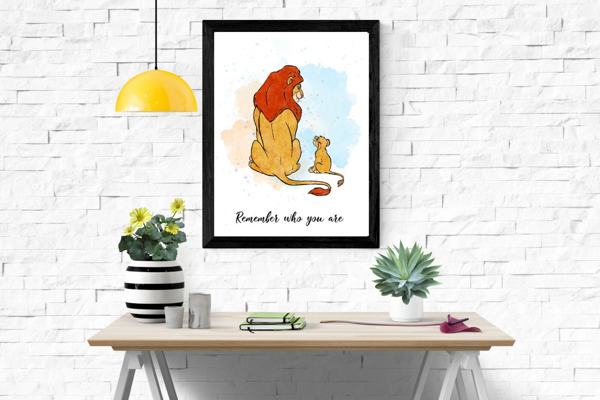 Lion King Remember Who You Are Printable Digital Graphics