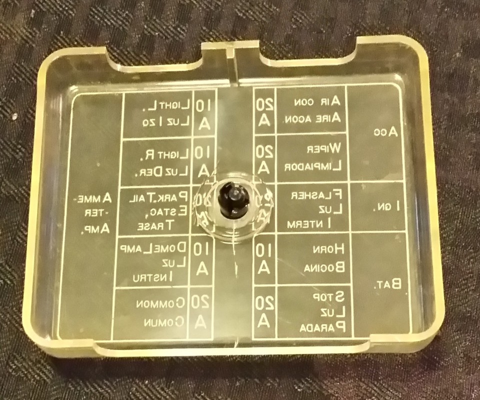 Datsun 240z Fuse Box Cover, *Amazing Original Condition* | eBay