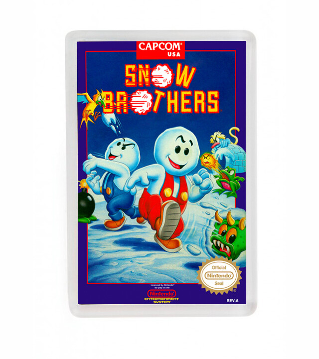 Snow Brothers Nintendo Nes Fridge Magnet Kühlschrankmagnet Kühlschrank ...
