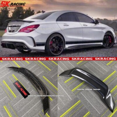 For Benz W117 CLA200 CLA250 CLA45 13-19 Carbon Fiber Rear Trunk Spoiler ...