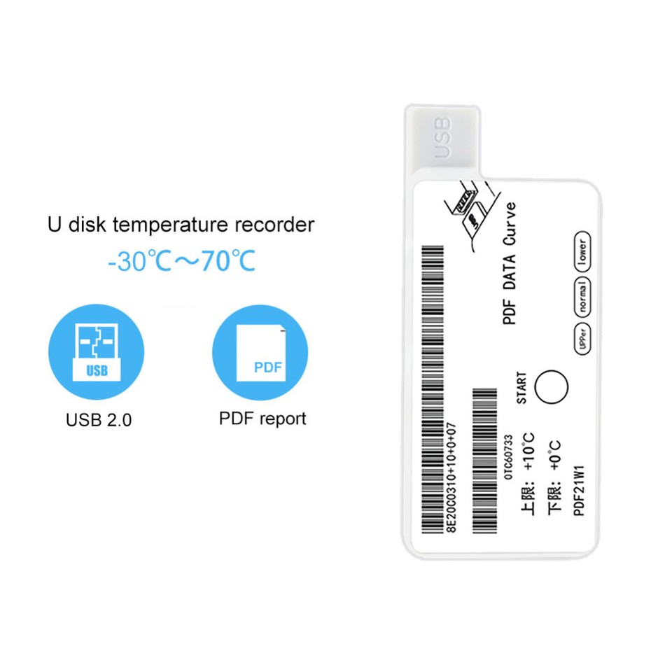 USB Temperature Data logger Datalogger Temp Recorder for Laboratory ...