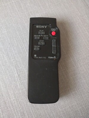 Sony Handycam VTR RMT 713 Remote Control Video 8 | eBay