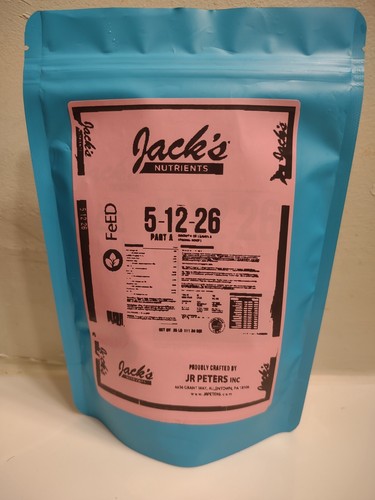 10lb Jacks 321 Hydroponic Fertilizer Nutrients 5-12-26 ...