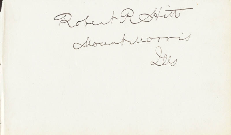 ROBERT R. HITT - SIGNATURE(S) | eBay