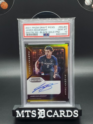 James Bouknight 2021 Prizm Draft Sensational Signatures Black Gold #4/5 ...