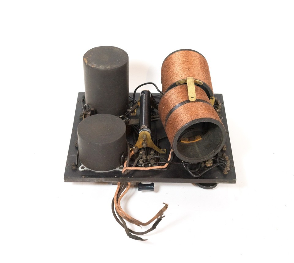1916-17 Marconi / J&P Mark III Short Wave Radio Tuner * Historic WWI ...