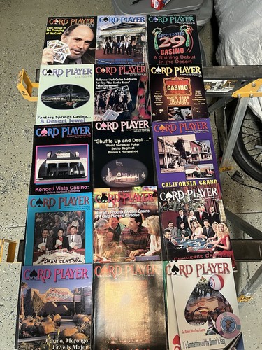 The Card Player Magazine 1995 Vol 8. No. 1-26. Original. Vintage. Rare ...