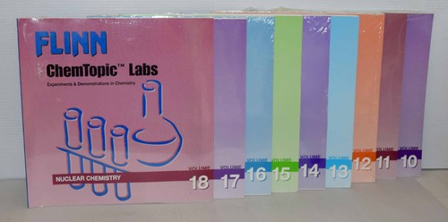 Set of Flinn Chemtopic Labs Experiments & Demonstrations in Chemistry ...