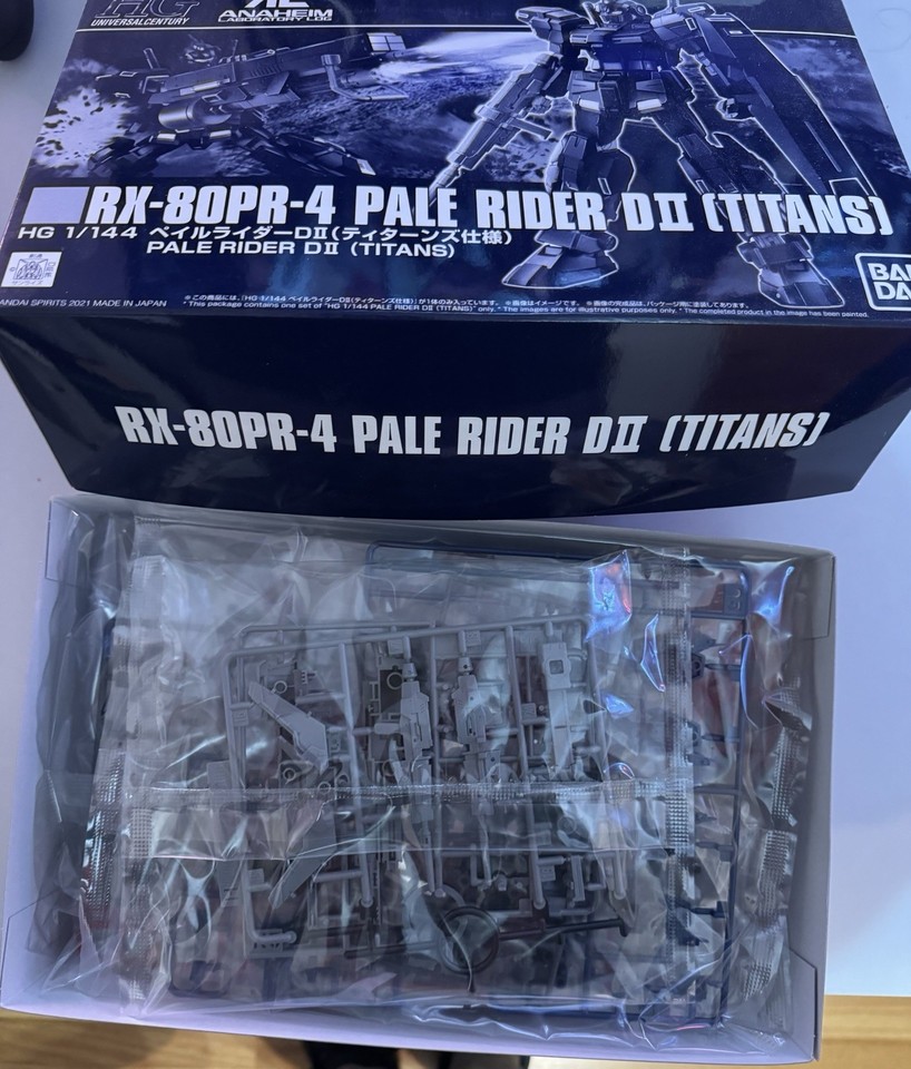 Premium BANDAI HG 1/144 RX-80PR-4 Pale Rider DII (Titans) ***US Seller ...
