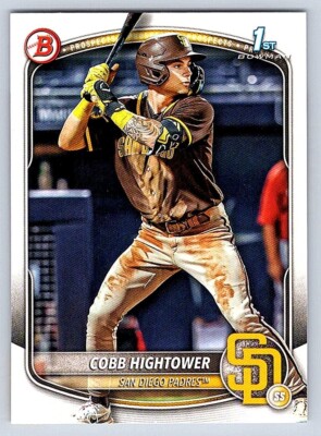COBB HIGHTOWER PADRES RC 1st card 2025 BOWMAN PROSPECTS #BP-104 | eBay