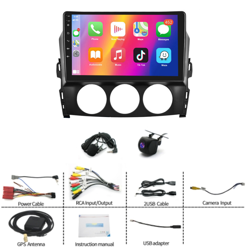 For 2006-2015 Mazda MX-5 Android 13 Carplay Car Stereo Radio GPS Navi ...