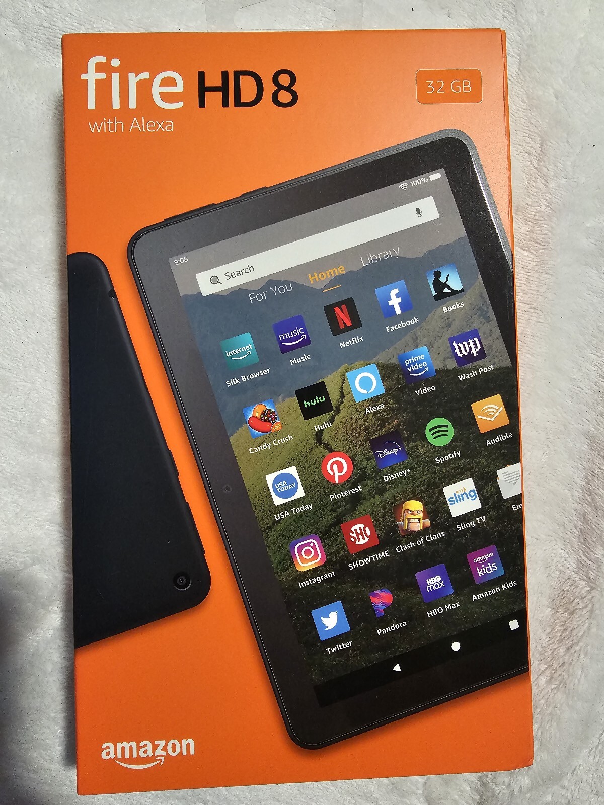 Amazon Fire HD 8 (10th Generation) 32GB, Wi-Fi, 8in - Black (without ...