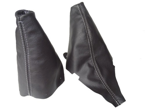 FOR MINI COOPER S-ONE R50 R53 GEAR BOOT SHIFT HANDBRAKE GAITER GREY ...