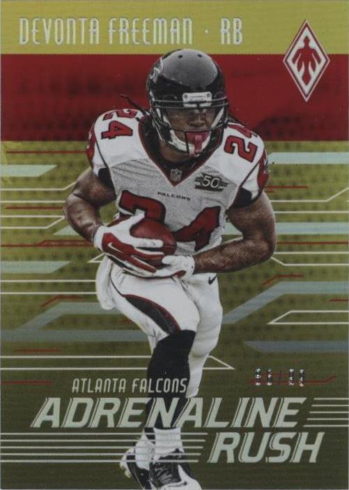 2016 Panini Phoenix - Adrenaline Rush Devonta Freeman #AR-DF Yellow /99 ...