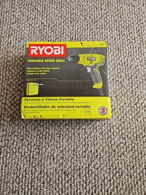 Ryobi D43K 120V Corded 3/8 Keyless Chuck Power Drill With Tool Bag ...