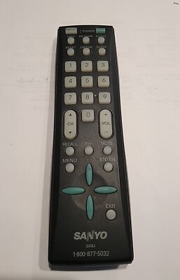 Genuine Sanyo GXBJ TV Remote DP-42848 46819 46848 50719 DP-52848 Tested ...