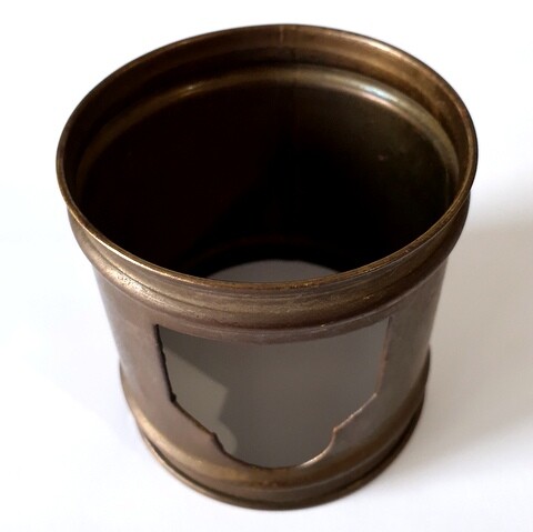 Antique Handmade Egyptian Brass Beans Cooking Pot Cookware Damasa 7.3 ...