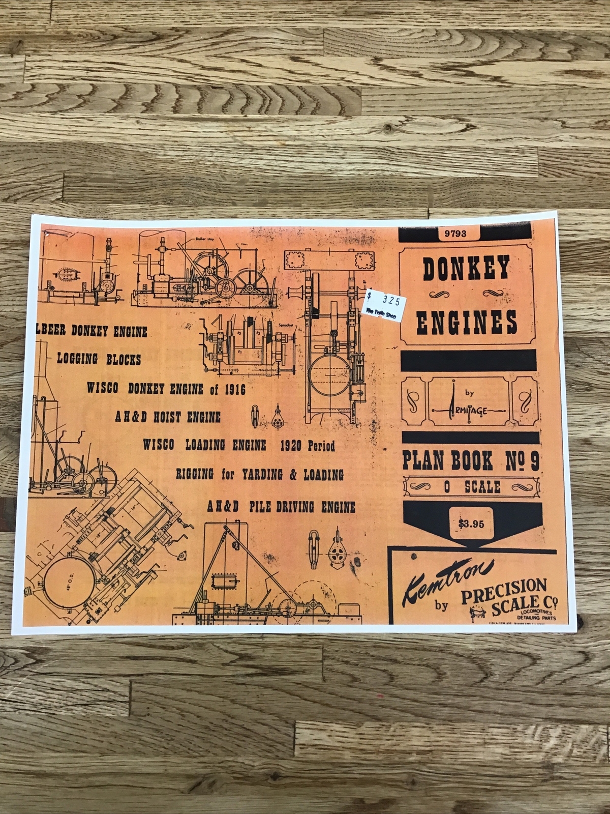 Vintage O Scale Donkey Engines Plan Book No. 9 By Armitage B4 | eBay