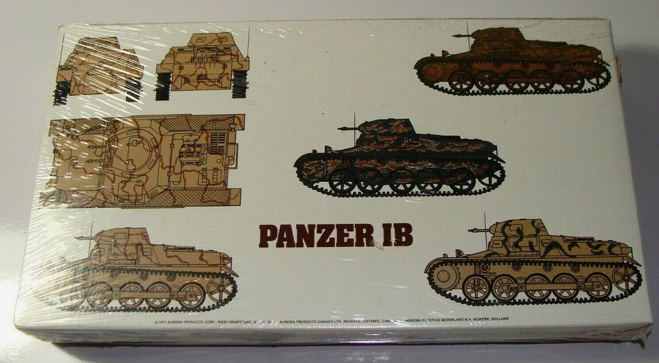 AURORA ESCI HO 1/72 #6226 PANZER IB FACTORY SEALED | eBay