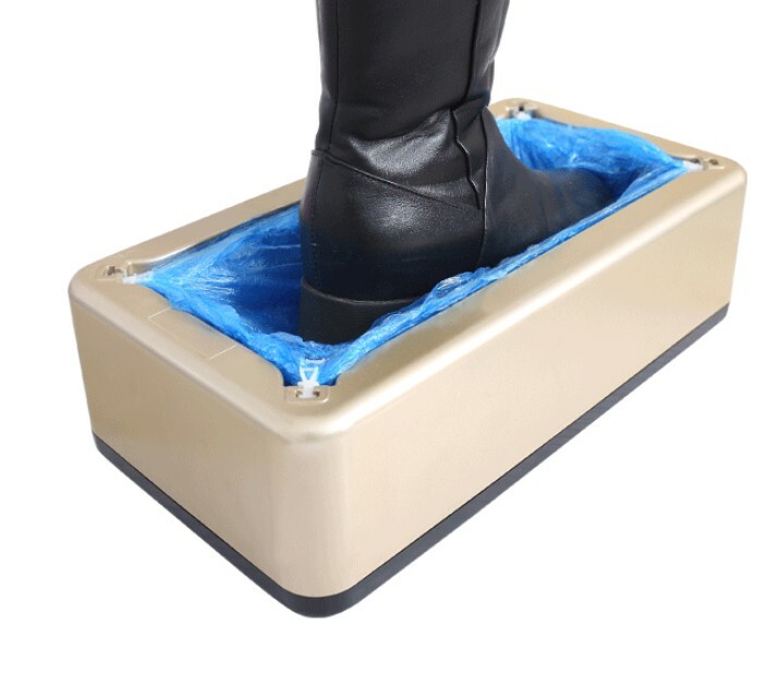 100 PCS T/G/K Disposable Automatic Shoe Cover Overshoe Dispenser Fit ...