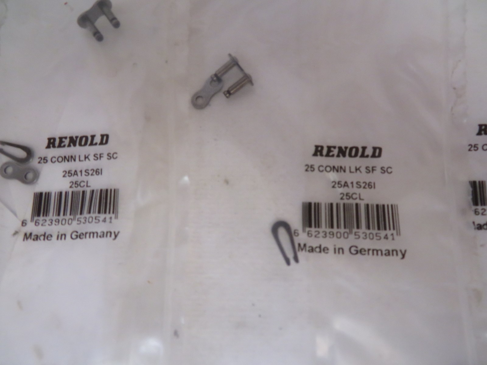 NEW RENOLD CHAIN CONNECTING LINK 25 CONN LK SF SC 25A1S261 25CL "LOT OF ...