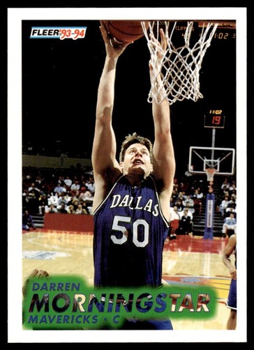 1993 Fleer #275 Darren Morningstar - Dallas Mavericks - Rookie | eBay