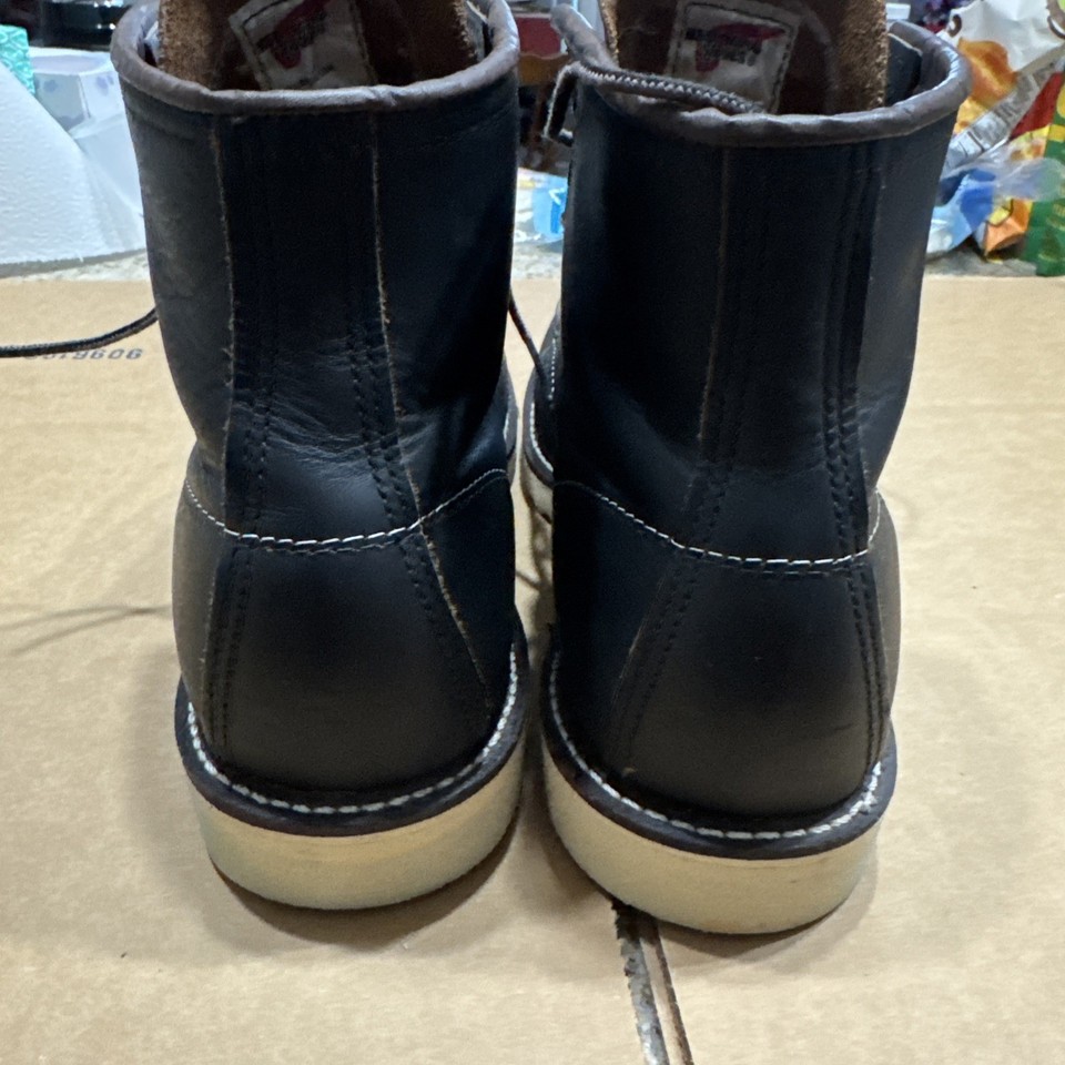 Red Wing Heritage Moc Toe 8849 Black Prairie Leather 10.5 D | eBay