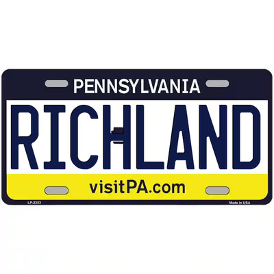 Richland Pennsylvania Metal Sign | eBay