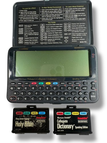 FRANKLIN BOOKMAN SCD-770 Electronic Holy Bible King James Version ...