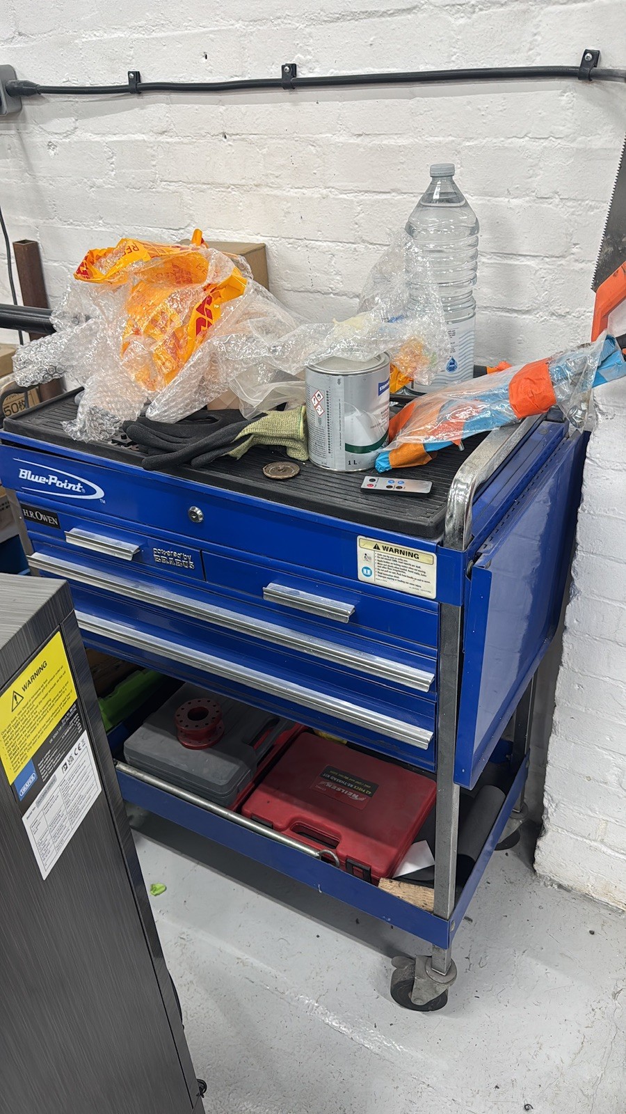 Snap on Blue Point tool trolley tool cart roll cab toolbox | eBay UK