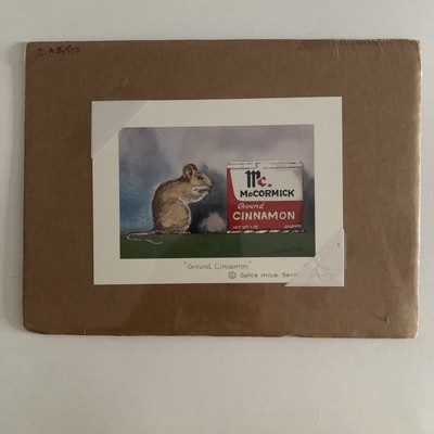 Spice Mice Cinnamon Art Print by G. Webb Gallery Gatlinburg | eBay