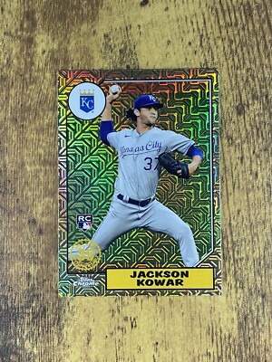 Jackson Kowar 2022 topps chrome 1987 35th anniversary gold mojo Rookie ...