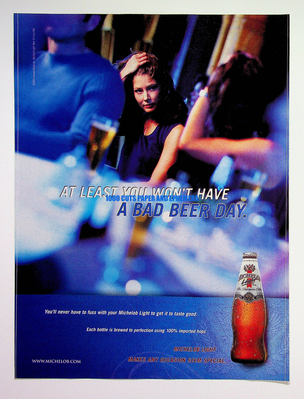 Michelob Light Beer 2002 Trade Print Magazine Ad Alcohol Poster ADVERT ...